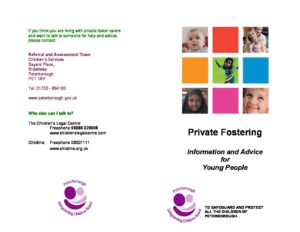 Private Fostering leaflet | Cambridgeshire and Peterborough ...