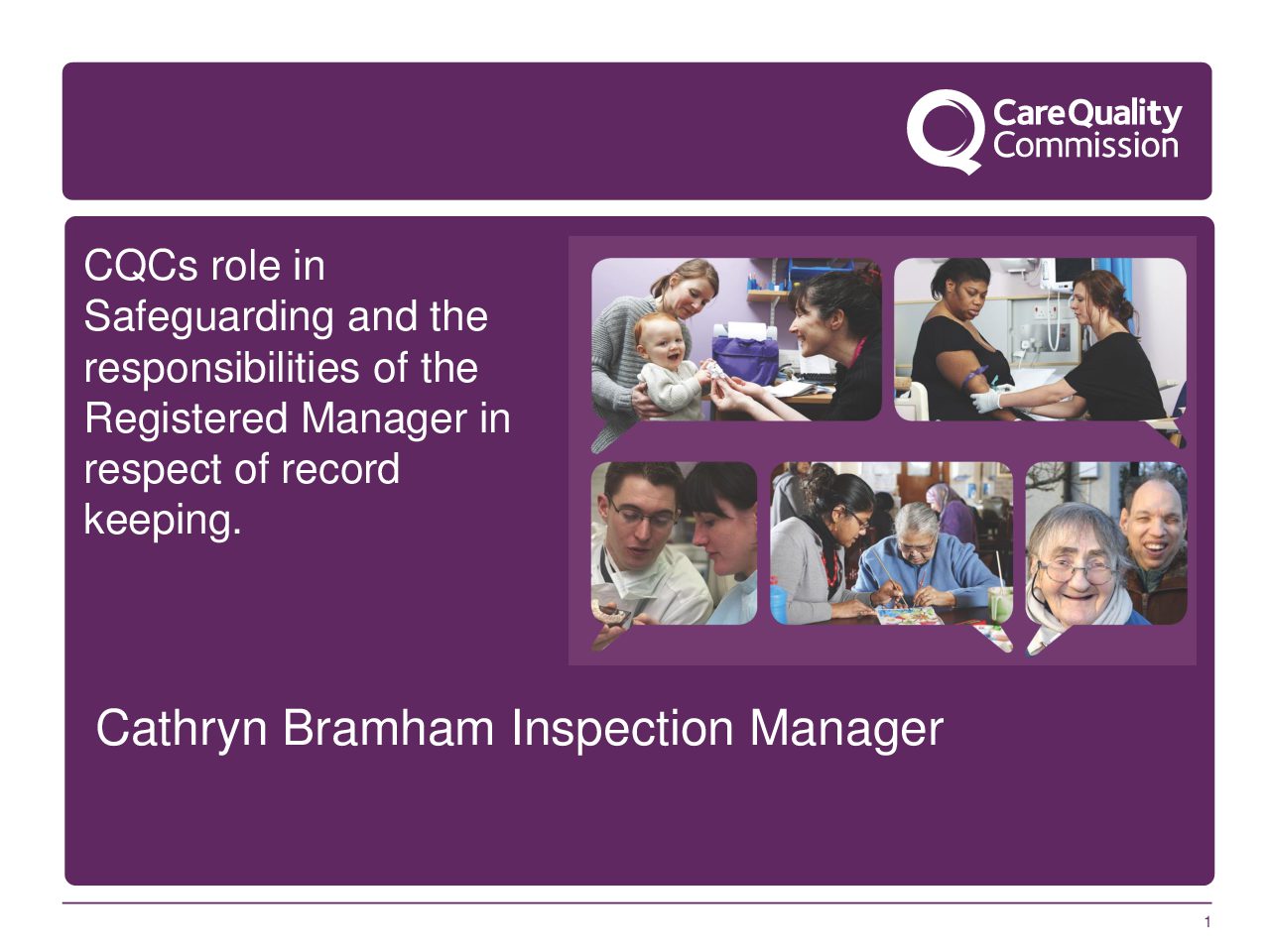 CQC Presentation | Cambridgeshire and Peterborough Safeguarding Partnership Board