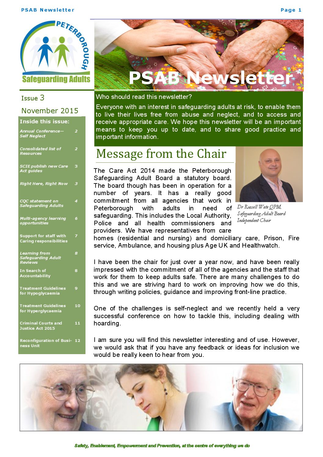 PSAB Newsletter Issue 3 – Nov2015 | Cambridgeshire and Peterborough ...