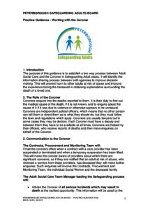 PSAB Practice Guidance Working With Coroner | Cambridgeshire and ...