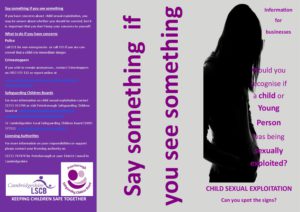 CSE Leaflet for Businesses – English | Cambridgeshire and Peterborough ...