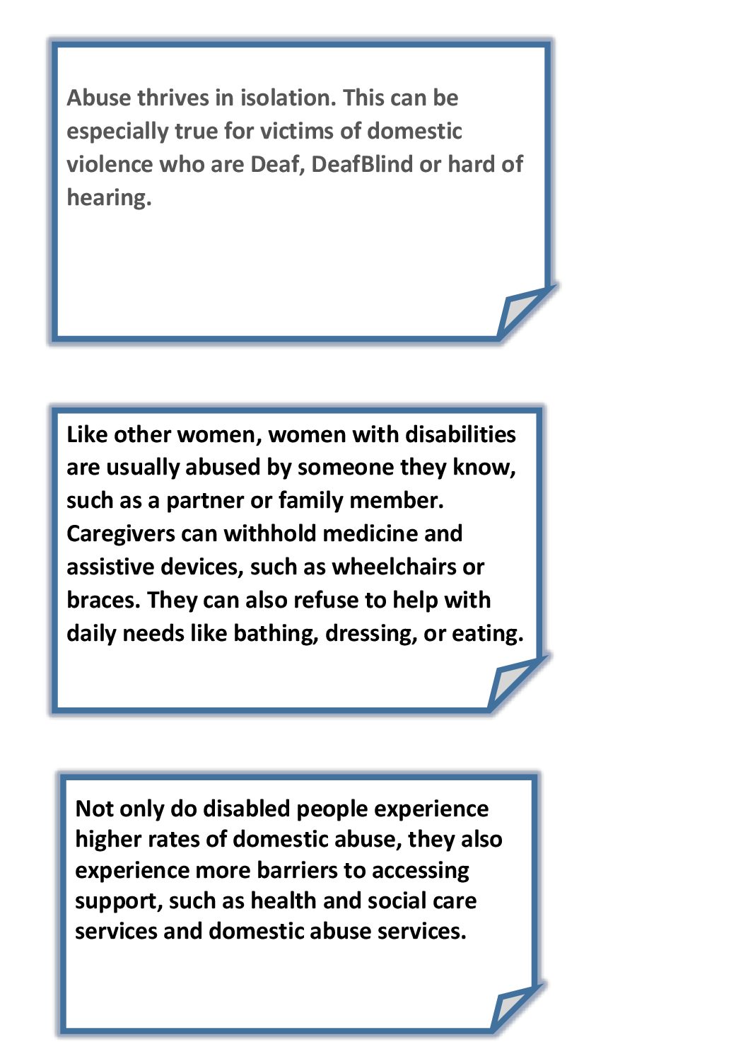 DA Facts and Figures, statements and real life quotes | Cambridgeshire ...