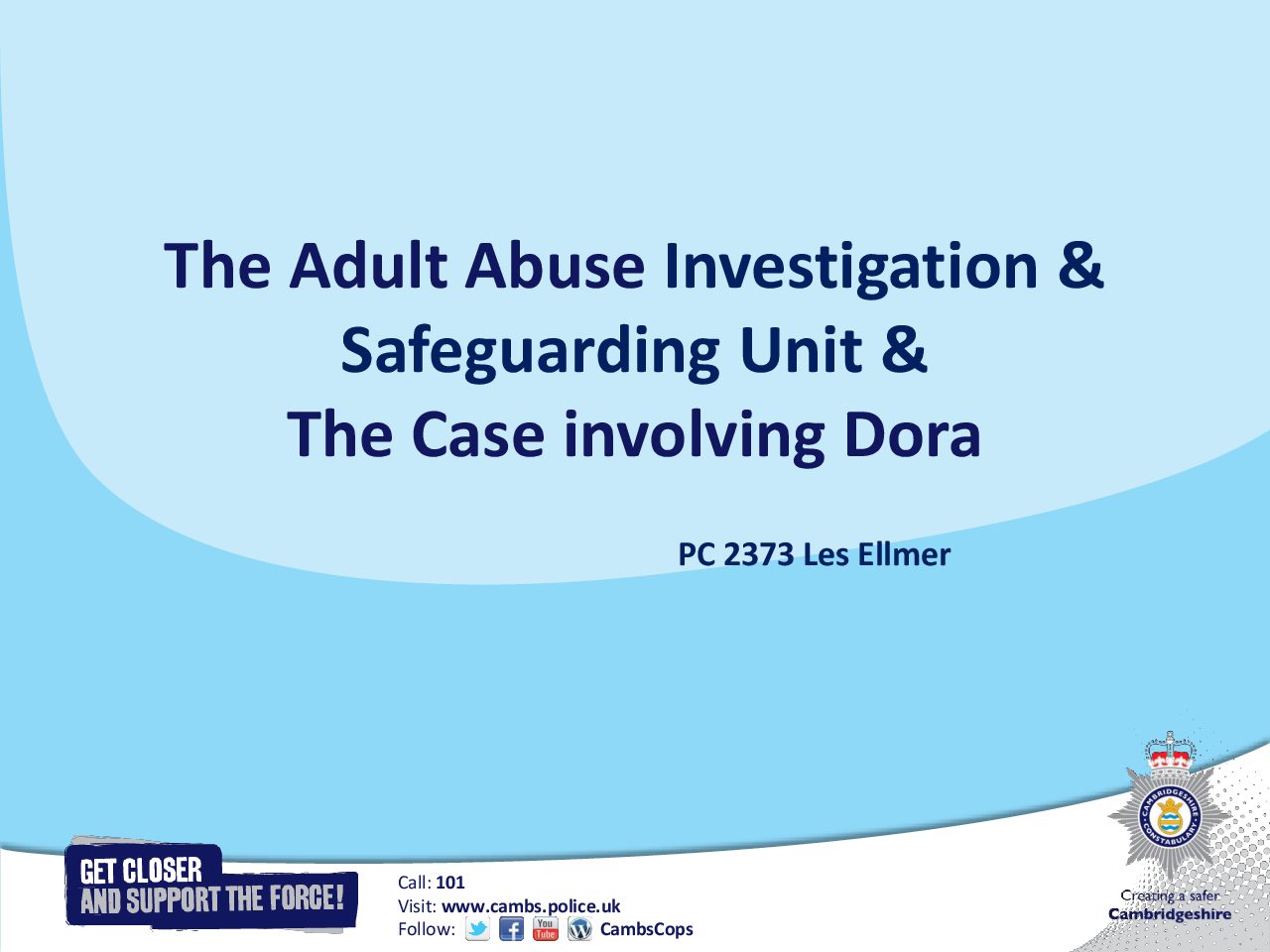 2. Adult Abuse Investigation & Safeguarding Unit & The Case Involving ...