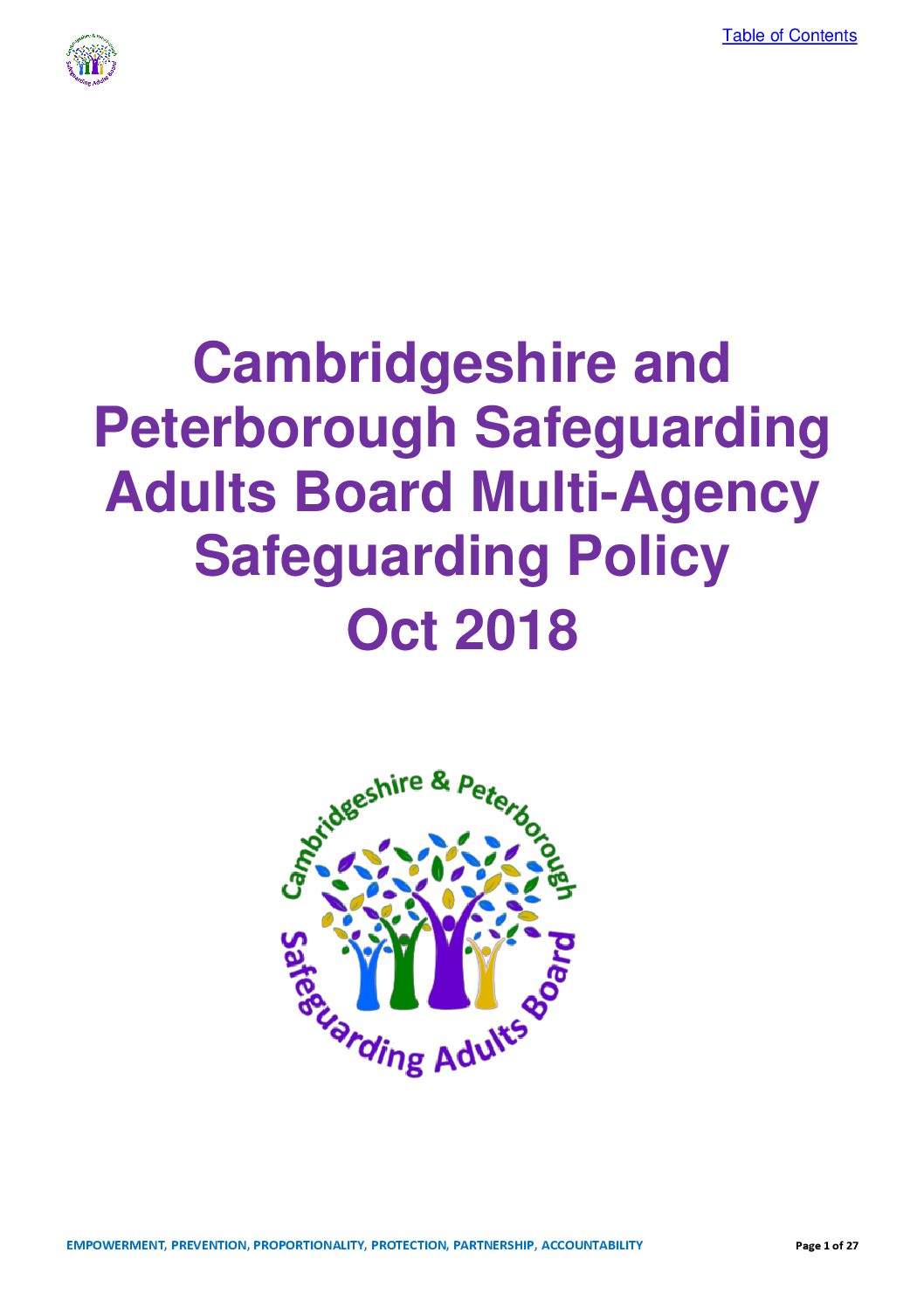 CPSAB Multi-Agency Safeguarding Policy | Cambridgeshire and ...