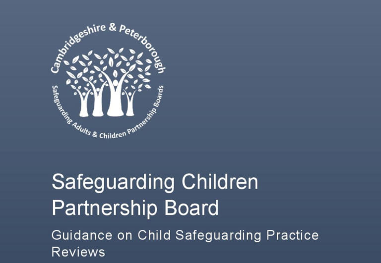Child Safeguarding Practice Reviews | Cambridgeshire and Peterborough ...