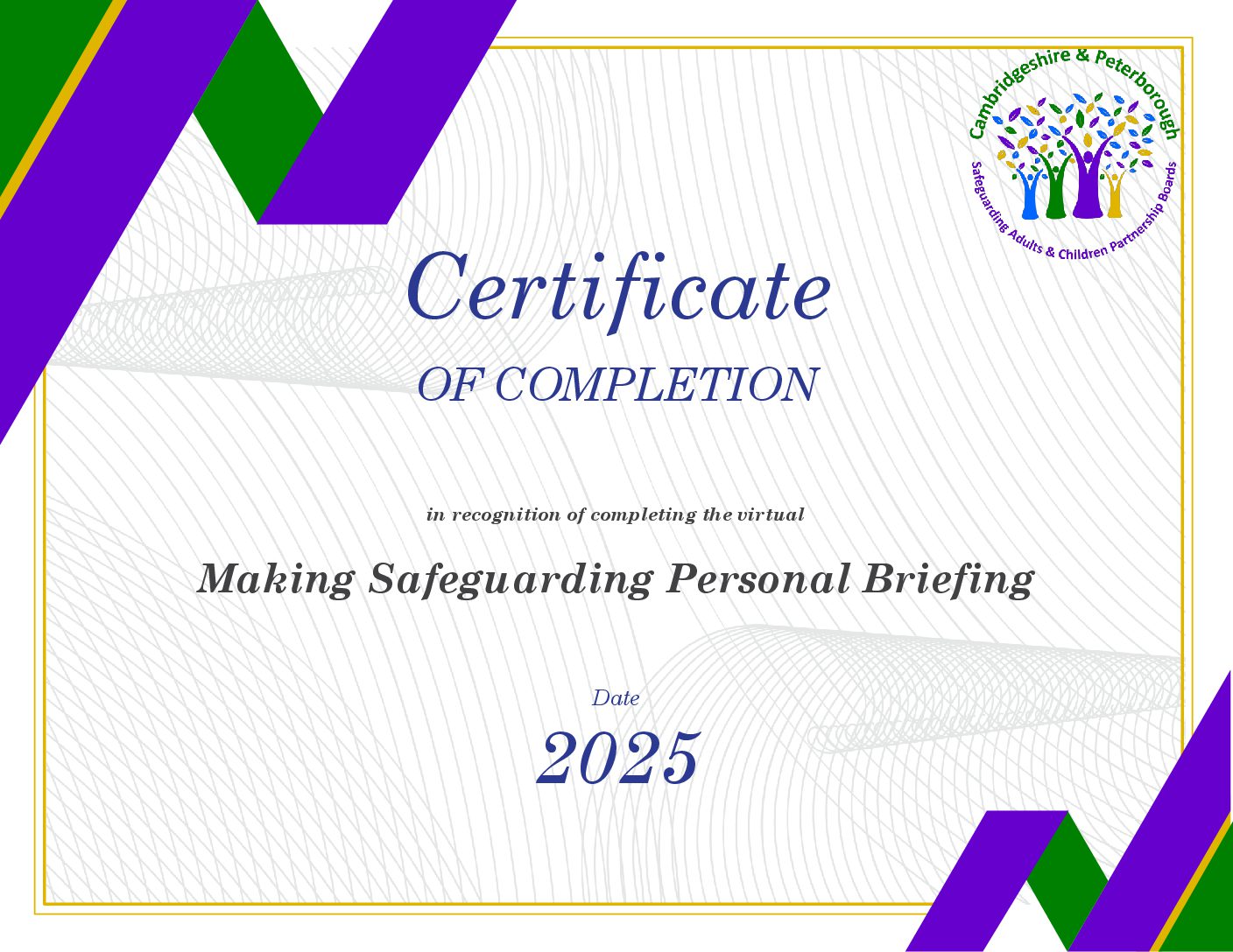 Making-Safeguarding-Personal-Briefing-Certificate-1 | Cambridgeshire ...