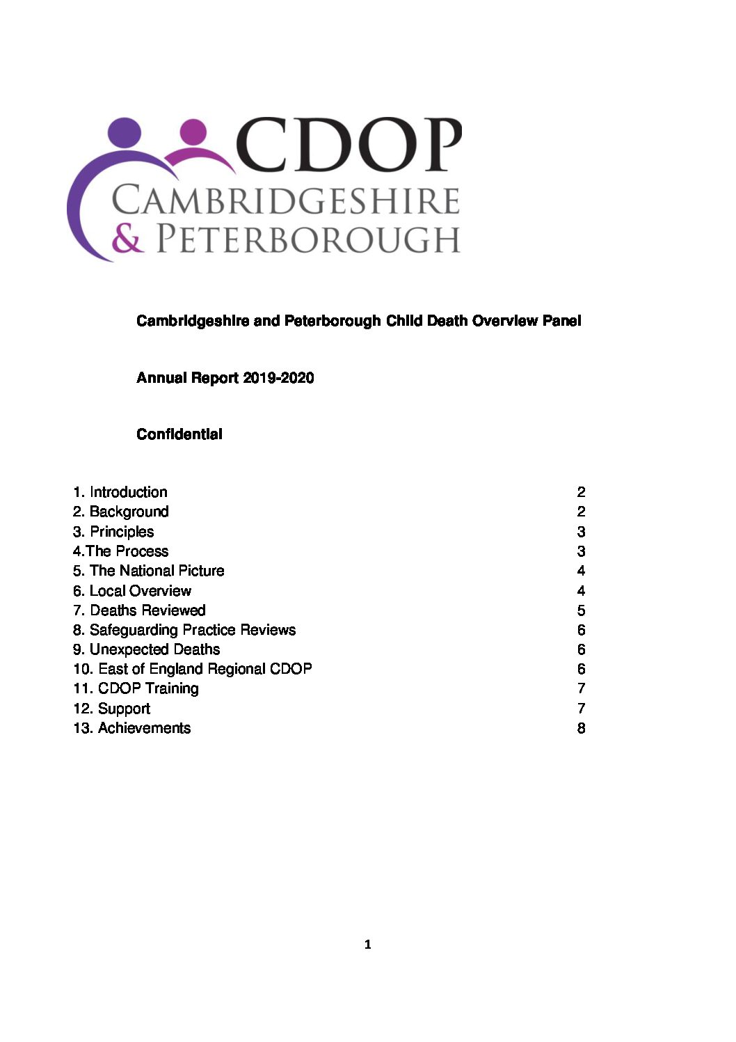 CDOP Annual Report 2019-20 | Cambridgeshire and Peterborough ...