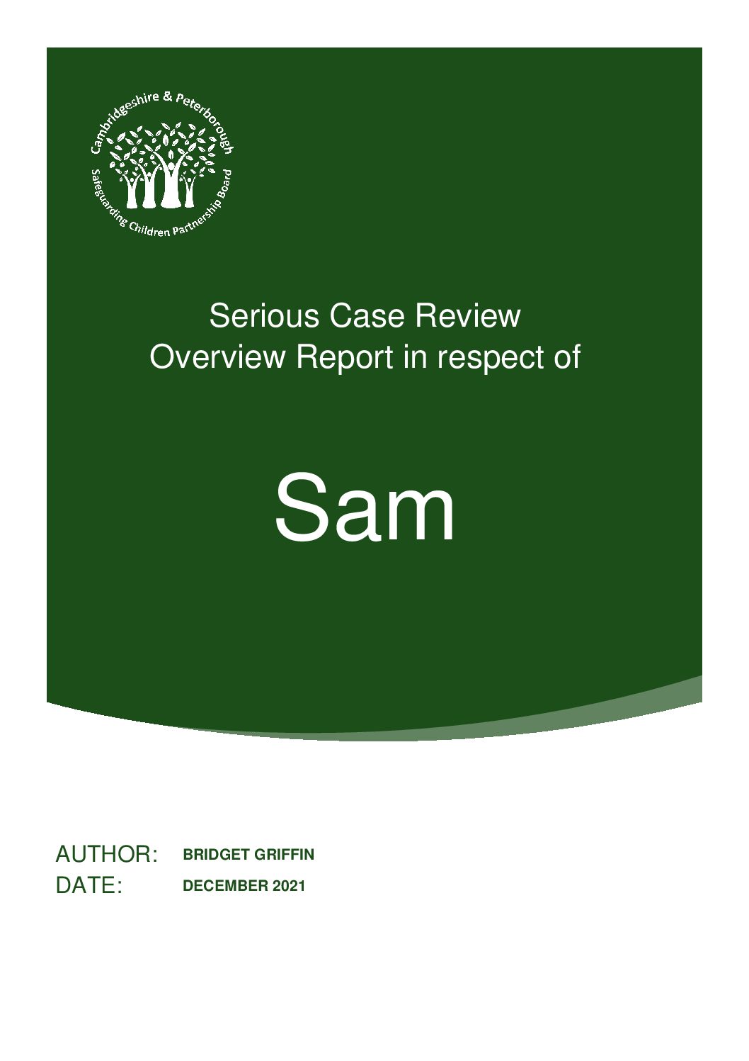 Sam Gould Case Review | Cambridgeshire and Peterborough Safeguarding ...