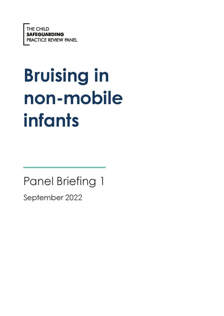 The management of bruising in non-mobile infants paper | Cambridgeshire ...